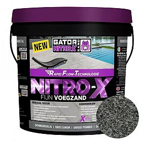 Gator Nitro X fijn Donkergrijs voegmortel 12,5 kg emmer | Groothuis